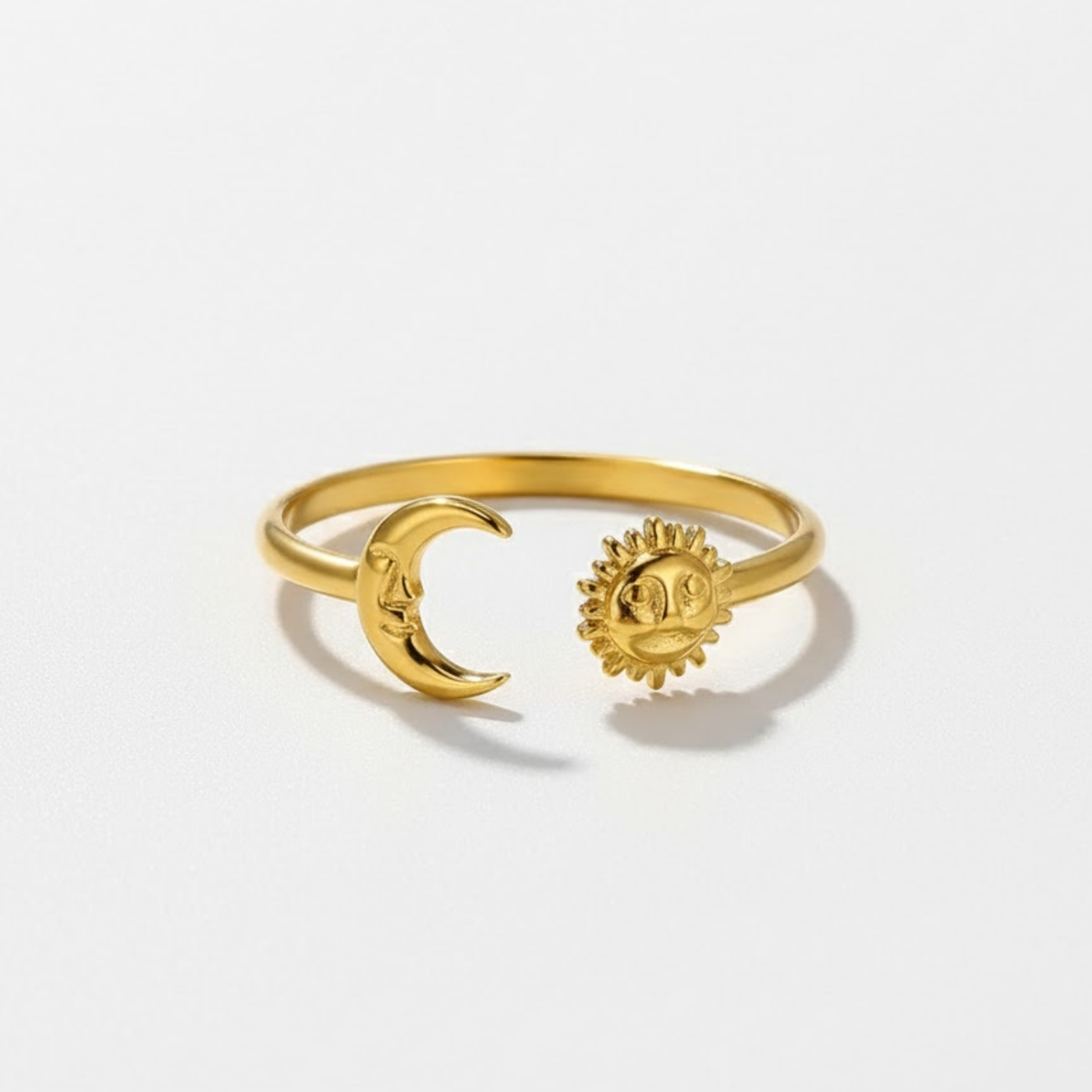 Lunar Sunbeam Ring | Celestial Sun & Moon Rings | House of Hide – HOUSE ...